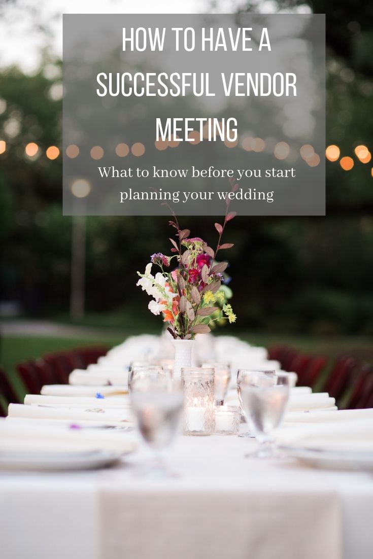 Wedding Planning Tips Baton Rouge | Having Successful Vendor Meetings